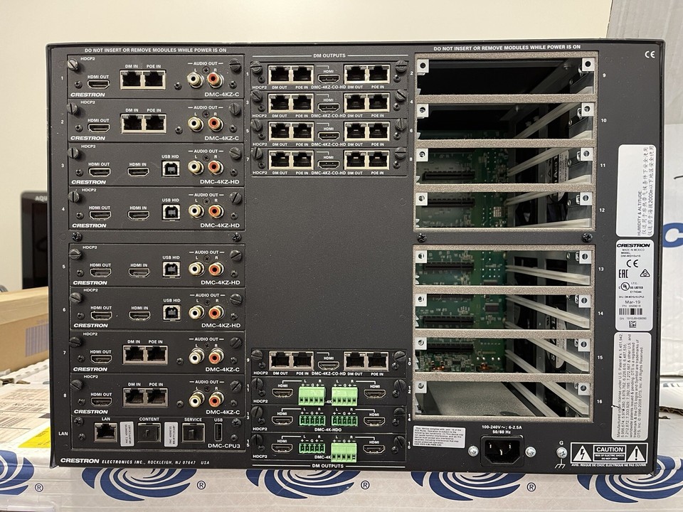 Crestron Digital Media Switcher, Black- DMMD16X16 | eBay