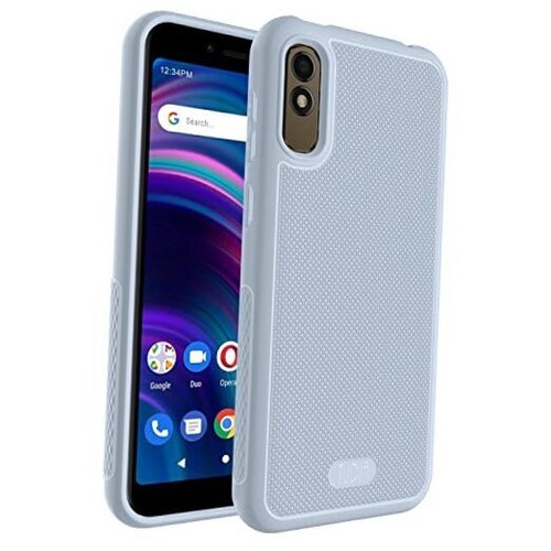 Slim Grip Designed for BLU C5L Max Phone Case, [LINNGrip] Light Blue ...