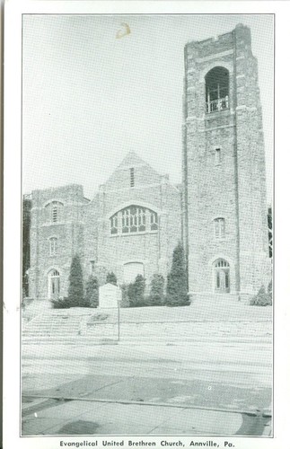 Annville PA The Evangelical United Brethren Church | eBay
