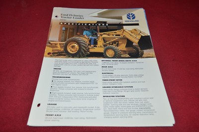 Ford Tractor 445D Industrial Loader Dealer's Brochure GDSD7 | eBay