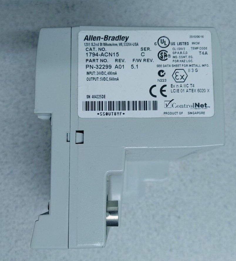 1794-ACN15 FLEX I/O CONTROLNET ADAPTER WOW!! | eBay