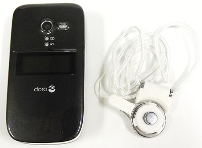 Doro PhoneEasy 626 - Black and White ( Consumer Cellular ) Flip Phone ...