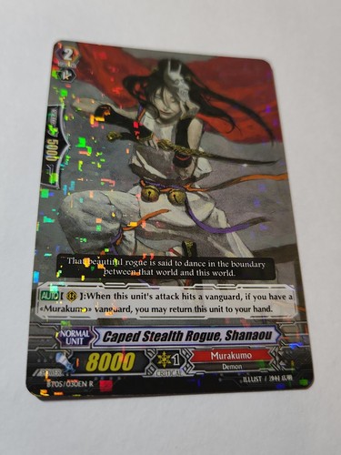 Cardfight!! Vanguard Caped Stealth Rogue, Shanaou - BT05/030EN R CFV ...