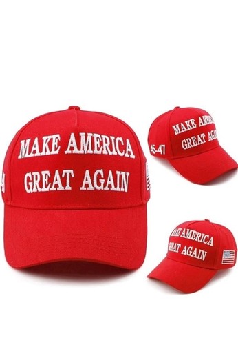 Trump OFFICIAL 45-47 Hat..2024..Make America Great Again..MAGA..Red..Unisex | eBay