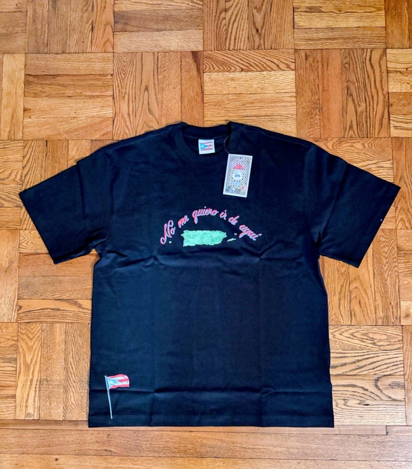 Bad Bunny "No me quiero ir de aqui” T-Shirt Large Exclusive Puerto Rico ...