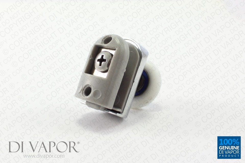 Di Vapor (R) Top Glass Curved Shower Door Roller 6mm to 8mm glass ...