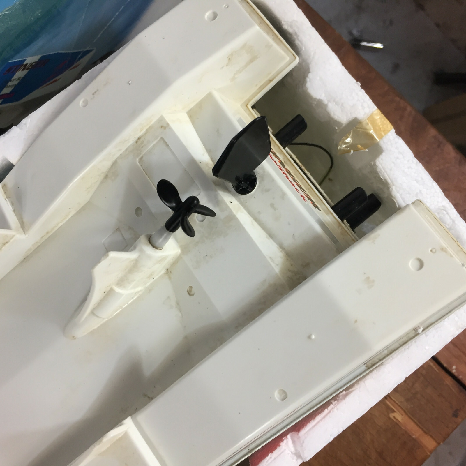 Vintage Radio Shack Stinger RC Control Boat Water Remote Control Car ...