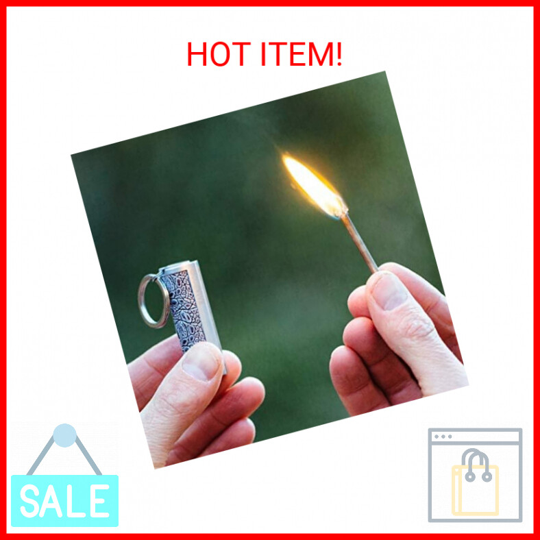 SURVIVE Permanent Match Metal, 2 Pack, Reusable Survival Fire Starter ...
