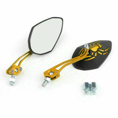Universal 8mm 10mm Motorcycle Moto Spider Adjusted Rear View Side ...