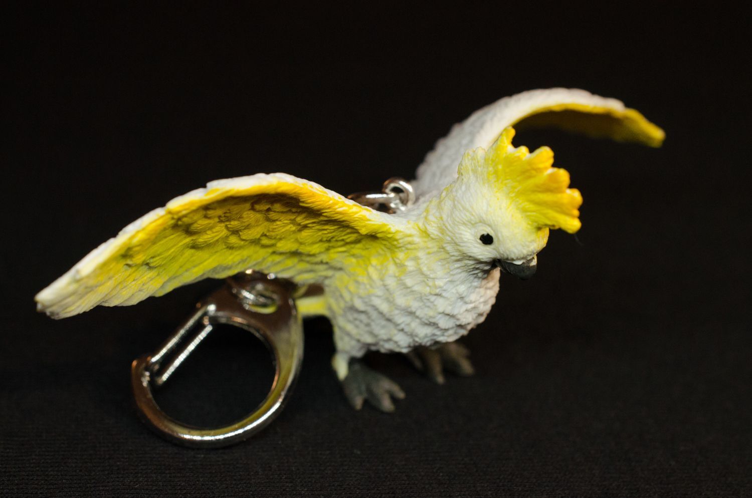 Kakadu Keychain Miniblings Key Ring Exotic Bird Parrot Yellow | eBay