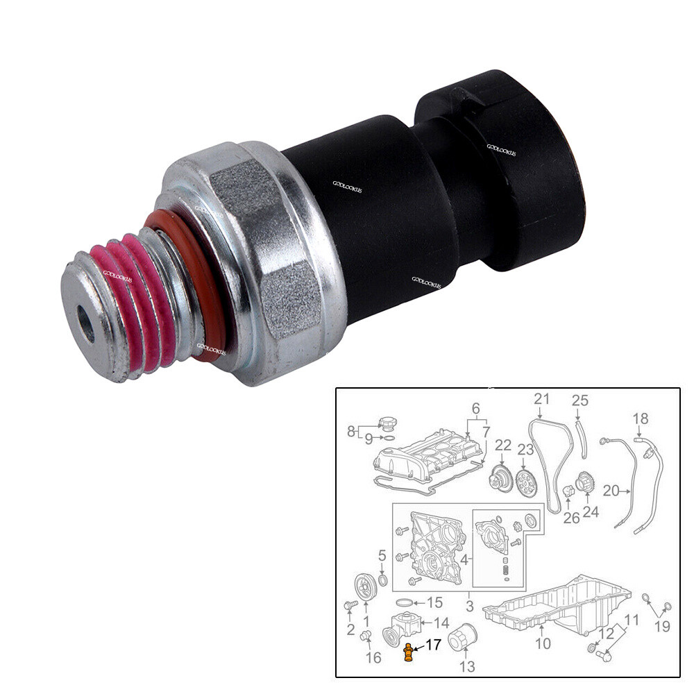 Engine Oil Pressure Sensor Switch Fit For Chevrolet Cadillac #12635957 ...