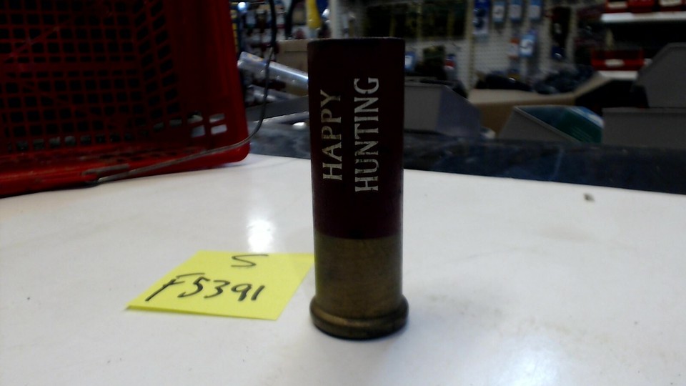 Wood Shotgun Shell (Happy Hunting) | eBay