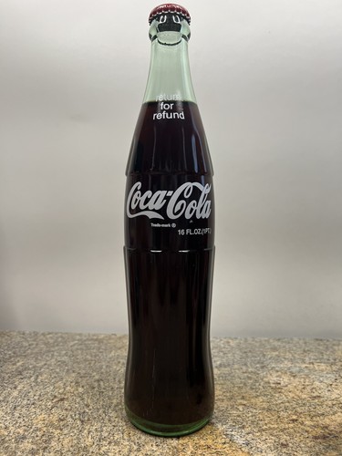 Coca-Cola Coke Vintage Returnable 16 FL Oz 1 PT Glass Bottle Full | eBay