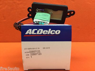 ACDelco 22807123 Blower Motor Resistor GM 22807123 | eBay