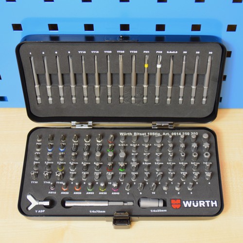 Würth Bit Assortment 105 Pieces Bit Set Security Bits | eBay