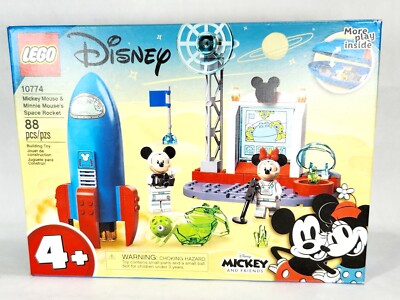 New! LEGO Disney Mickey Mouse & Minnie Mouse's Space Rocket Set 10774 ...