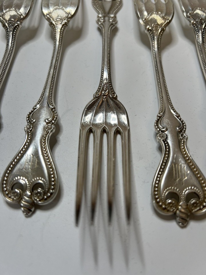 TOWLE OLD COLONIAL Pattern 1895 Sterling Silver Silverware 84 Pieces ...