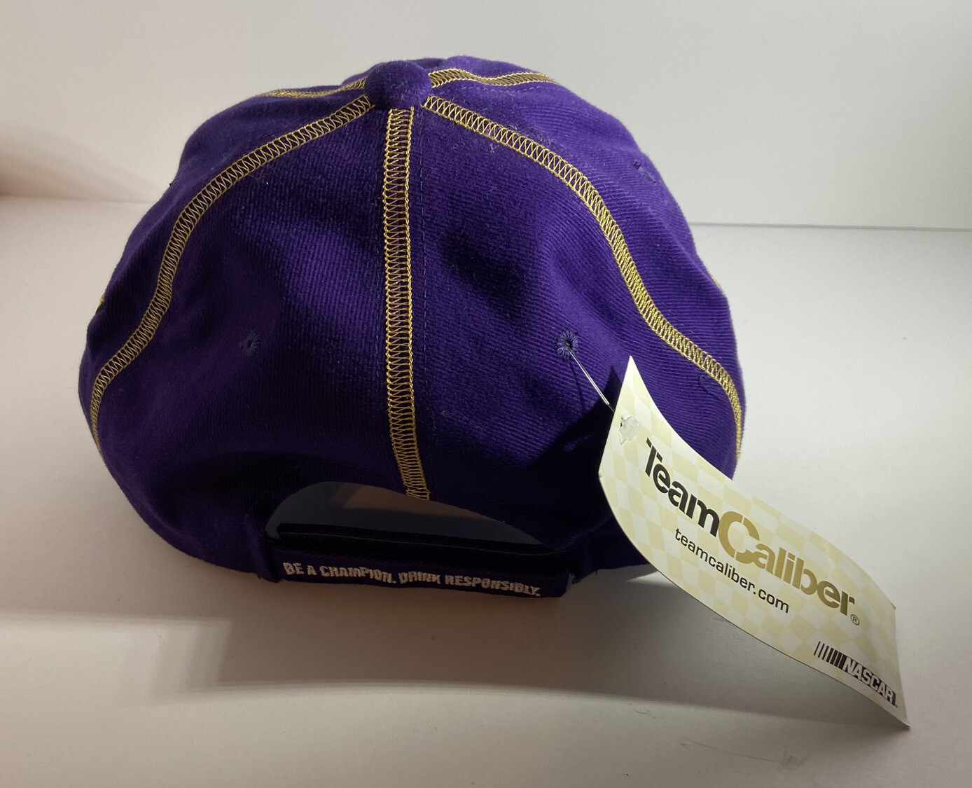 NASCAR #97 Kurt Busch PURPLE Crown Royal Hat Cap Adju… - Gem