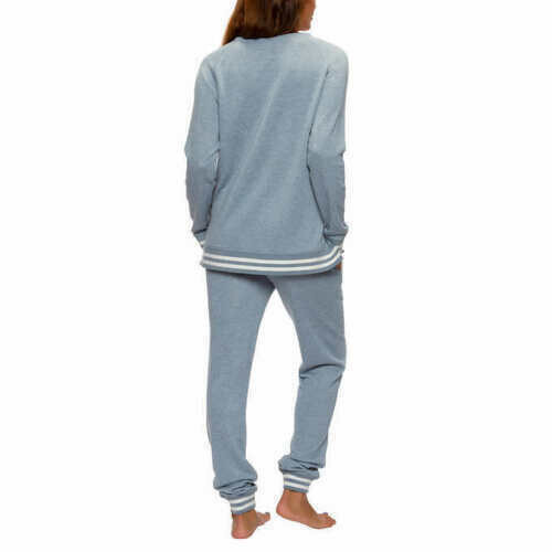 Felina Ladies' French Terry Lounge Set, Blue - M | eBay