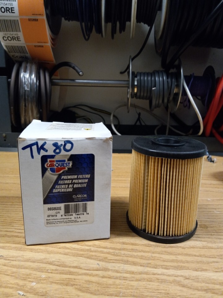 CARQUEST 86585XE - Fuel filter cross reference
