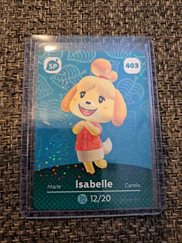 Isabelle - 403 - Series 5 - Authentic Animal Crossing Amiibo Card | eBay