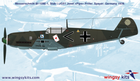 Bf 109 E-1 Messerschmitt "Emil" (Plastic model kit) 1/48 Wingsy Kits D5 ...