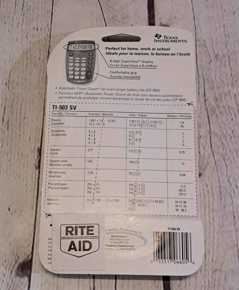 Texas Instruments TI-503 SV Calculator New Sealed! | eBay