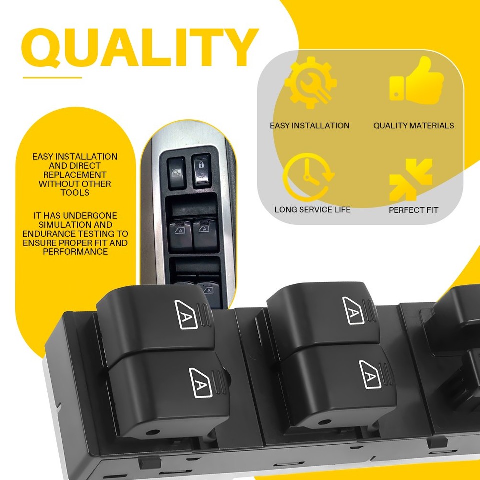 Front Left Master Power Window Switch For Infiniti G25 G35 G37 25401 ...