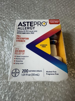 ASTEPRO Allergy Antihistamine 24 Hour Nasal Spray 200 Metered Sprays ...