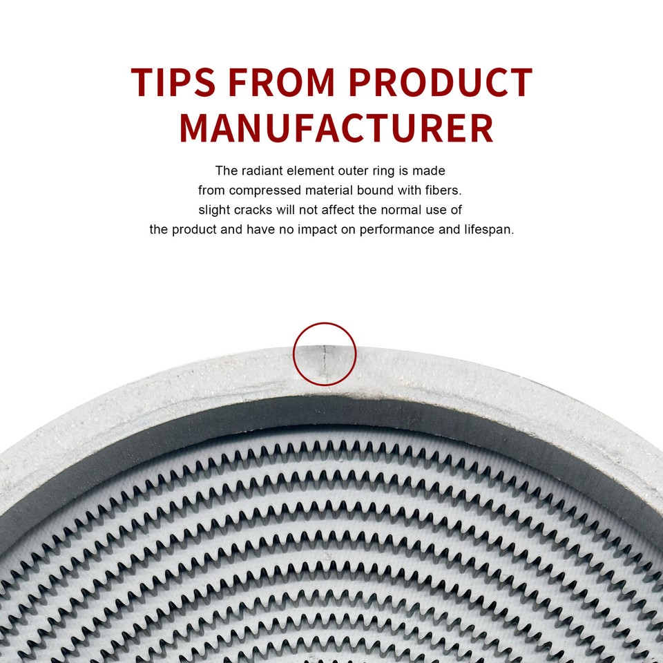 New 10in W11047722 Range Oven Radiant Surface Element for Whirlpool (HL ...