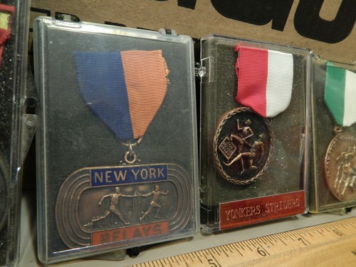 Vtg Relay Race Medals {LOT of 4} Long Island ~ New York ~ Yonkers ...