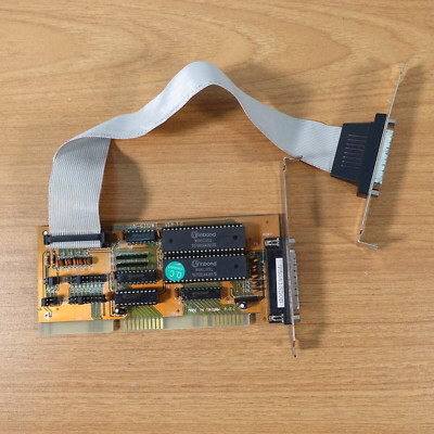 VINTAGE Parallel Serial IO Card Winbond W86C451 SUN-6310WT ISA Card 286 ...