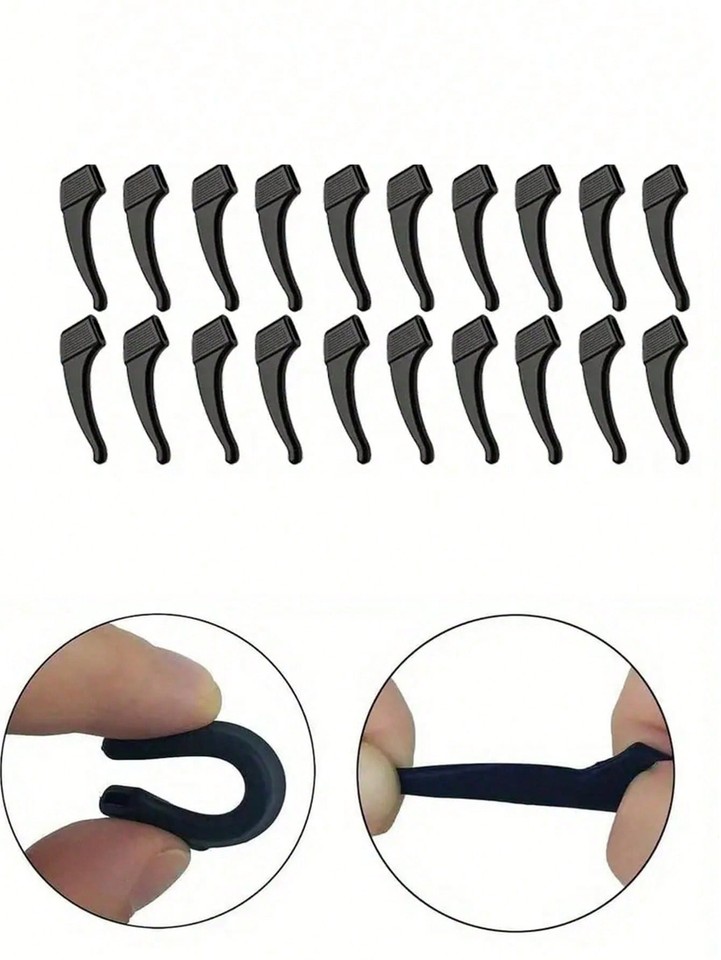 2-5 Pair Silicone Ear Grip Glasses Hooks Anti Slip Spectacles Retainers ...