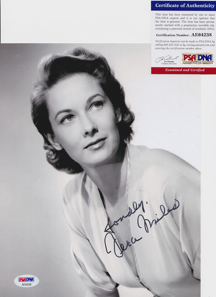 Vera Miles Psycho Signed Autograph 8x10 Photo PSA/DNA COA #6 | eBay