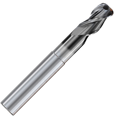 3/8" 3FL.120"RAD .500"LOC 2.125"RCH DLC Carbide End Mill 37Deg YG1 ALU ...