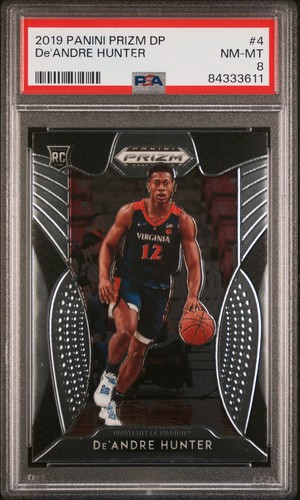 2019 Panini Prizm Draft Picks 4 DeAndre Hunter Rookie Card - PSA 8 RC ...
