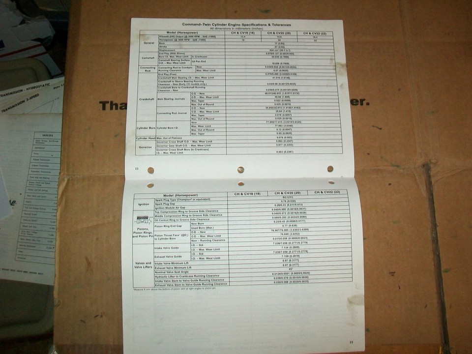 Kohler Specification & Tolerances - Torque Value & Sequences Manual ...