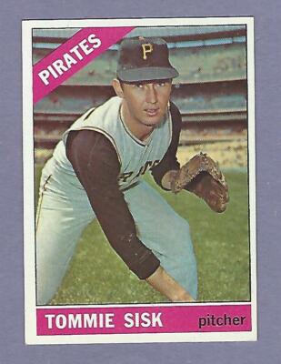 1966 Topps - #441 Tommie Sisk - Pittsburgh Pirates - ExMt+ | eBay