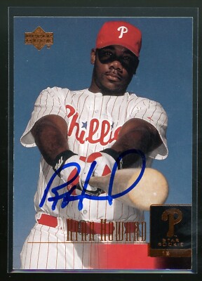 2001 Upper Deck RYAN HOWARD Signed Card autograph auto PHILLIES RC | eBay