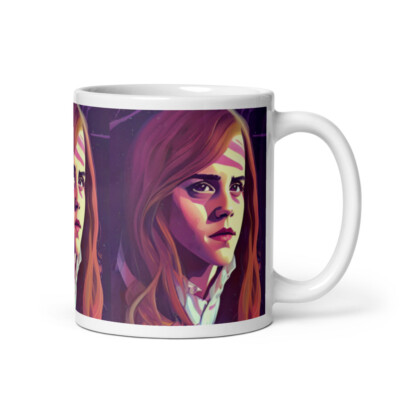 Emma Watson Fan Art 11oz Coffee Mug Drink Tea Cup Hermione Granger ...