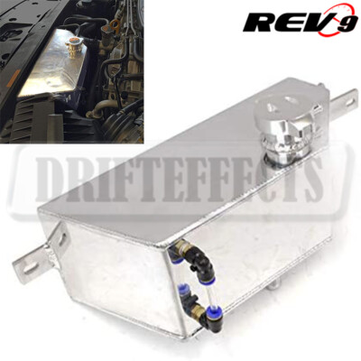 FOR 09-17 GTR R35 Direct Fit Aluminum Radiator Coolant Overflow Tank ...
