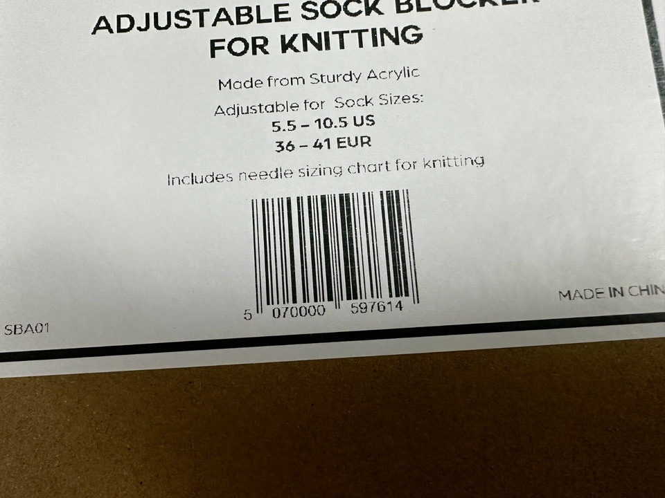 Blockers for Knitting, Adjustable Sock Blockers Sock Form Stretchers ...