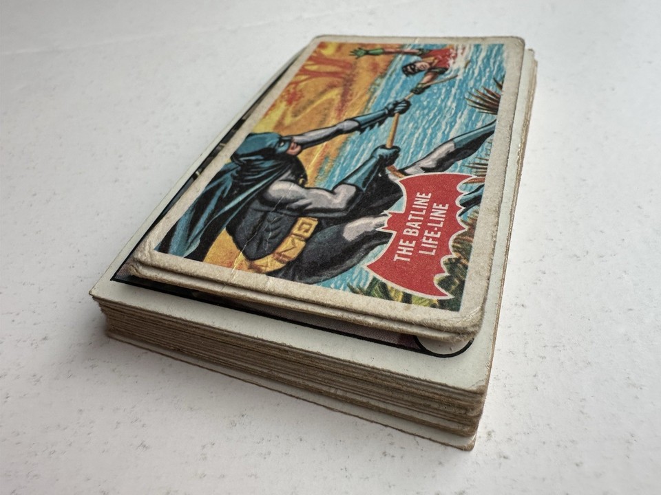 Vintage 1966 Topps Batman Trading Cards Blue, Red, Black (17) Card Lot ...