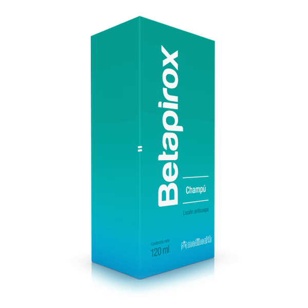 Betapirox Shampoo Solucion 120ml / Provides deep cleansing to the scalp ...