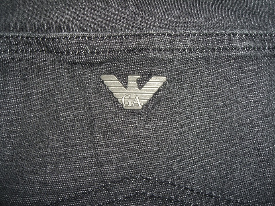 Armani Jeans J21 Regular Stretch Lightweight Denim W34 L30 Dark Grey ...