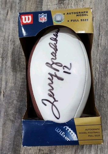 NFL Pittsburgh Steelers Terry Bradshaw Autographed Wilson Football ...