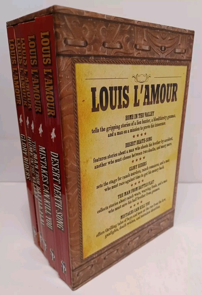 Louis l'Amour Box Set: Five Western Classics by Louis L'Amour - Paperback 9781510702783 | eBay