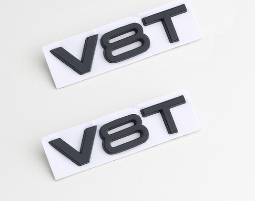 Metal V8T Car Auto Emblem Fender Side Trunk Badge Sticker Chrome (2pcs ...