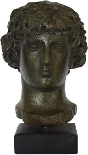 Antinous bronze bust - Antinoos - Ancient Greece Rome - Emperor Hadrian ...
