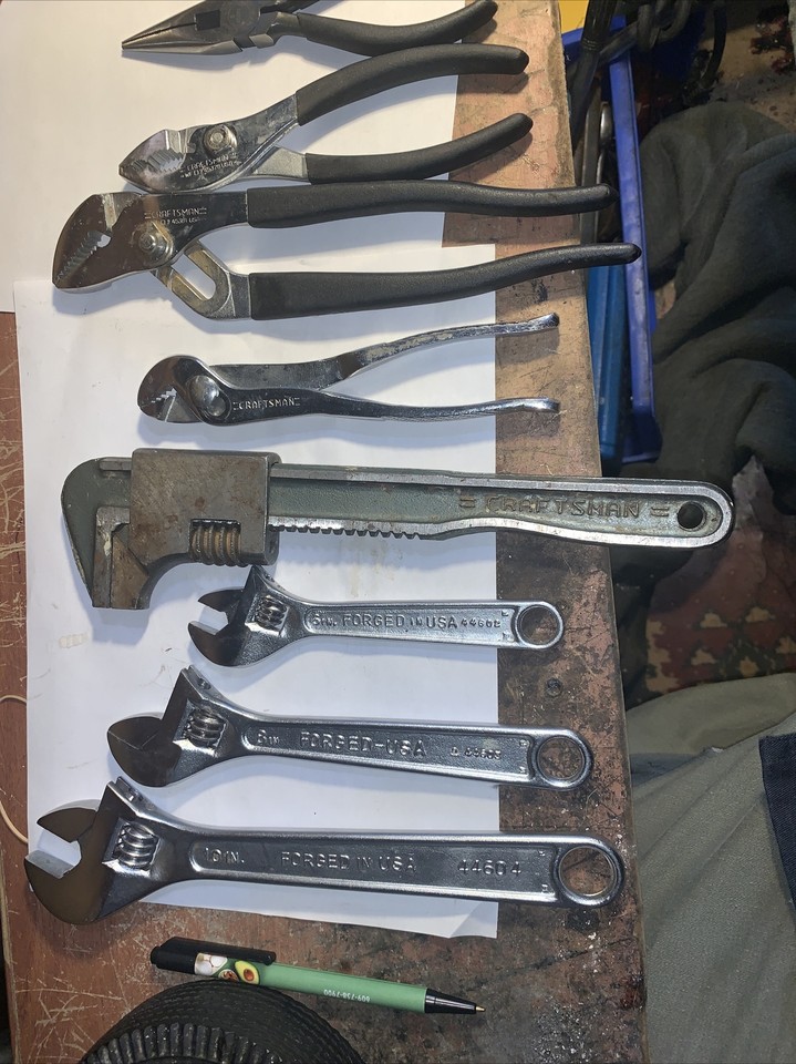 LOT OF 8 VINTAGE CRAFTSMAN TOOLS MADE IN USA IN EXCELLENT CONDITION | eBay